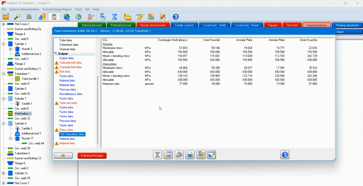 How to Determine Maximum Allowable Stresses on Flexible Shell Elements